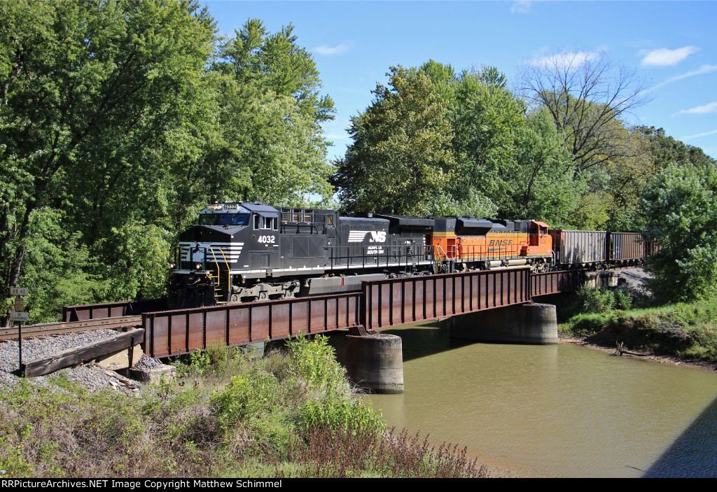 Over The "Little Calumet Creek" Bridge